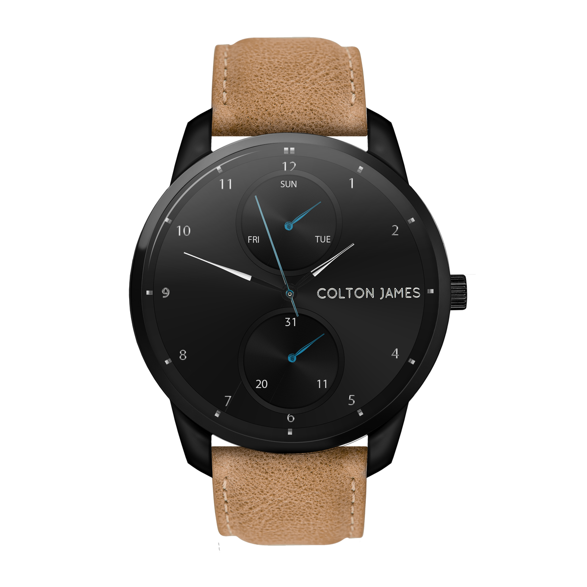 Onyx Black Aviator Mens Watch – Colton James South Africa